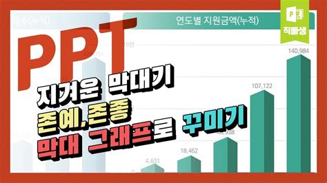 직빠생 41 지겨운 네모 막대기 존좋 Ppt 막대그래프 꾸미는 방법 Youtube