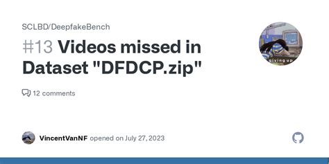 Videos Missed In Dataset Dfdcpzip · Issue 13 · Sclbddeepfakebench