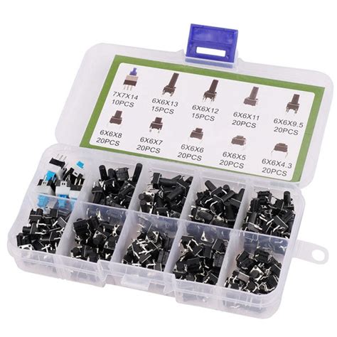 Box 180 Mixed Buttons — Arduino Official Store