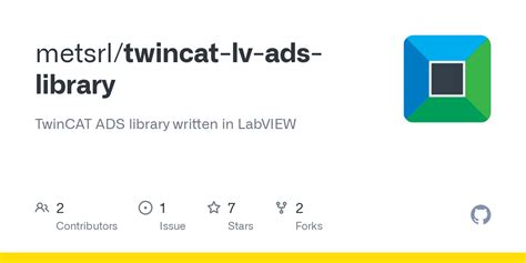 GitHub Metsrl Twincat Lv Ads Library TwinCAT ADS Library Written In LabVIEW