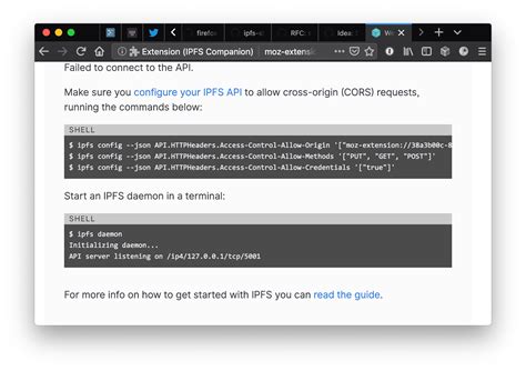 Idea Simplify Daemon Configuration From Webui · Issue 938 · Ipfsipfs