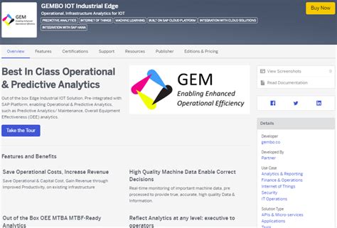 Gembo Precare Sap Cloud Integration Overview Deep Manufacturing Analytics