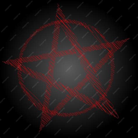 Premium Vector Pentagram Or Pentalpha Or Pentangle Dot Work Ancient
