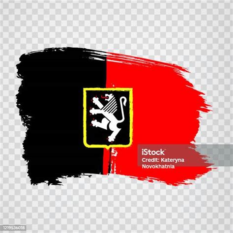 발레 Du2019aosta의 플래그 브러시 스트로크에서 이탈리아 공화국 당신의 웹 사이트 디자인 로고 응용 프로그램 Ui에 대한 투명 배경에 Valle Du2019aosta