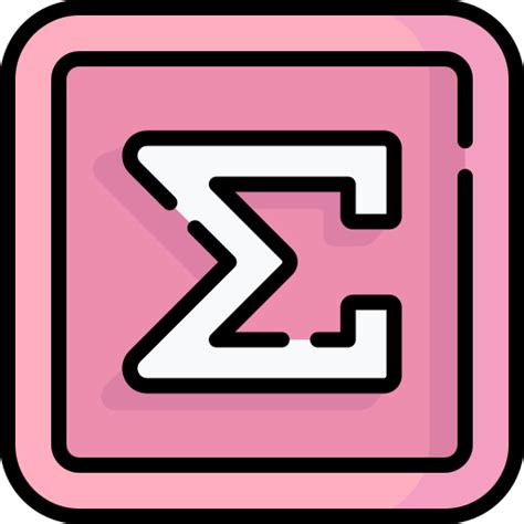 Sum Special Lineal Color Icon