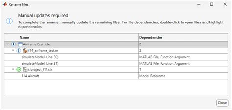 Automatic Updates When Renaming Deleting Or Removing Project Files