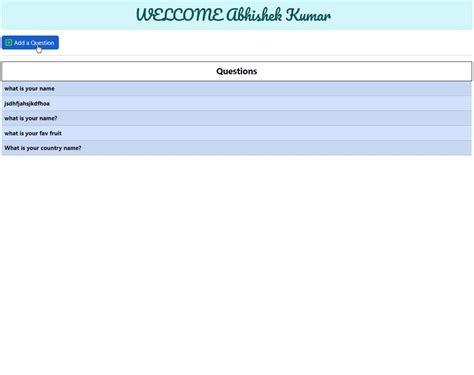 Polling App How To Publish Question Publically Abhishek Kumar Posted