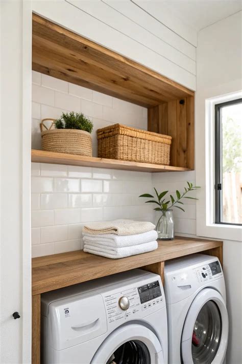 17 Smart Shelf Above Washer And Dryer Ideas Moss And Twine
