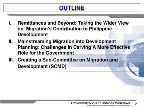 Ppt Philippine Migration And Development Nexus An Overview Powerpoint Presentation Id 6280673