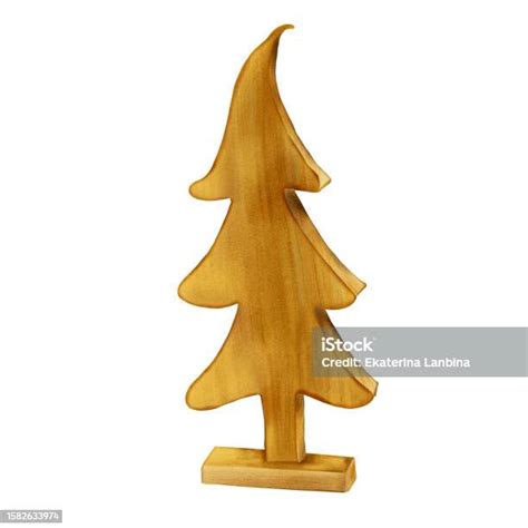 나무 침엽수 입상 디지털 일러스트레이션 수채화 스타일은 흰색으로 분리되어 있다 가문비나무 크리스마스 상징 나무 장난감 손으로 그렸습니다 디자인 초대장 카드 새해 디자인 인쇄