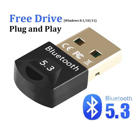Bluetooth адаптер Адаптер Bluetooth для компьютера Usb Bluetooth 5 3 приемник динамик клавиатура