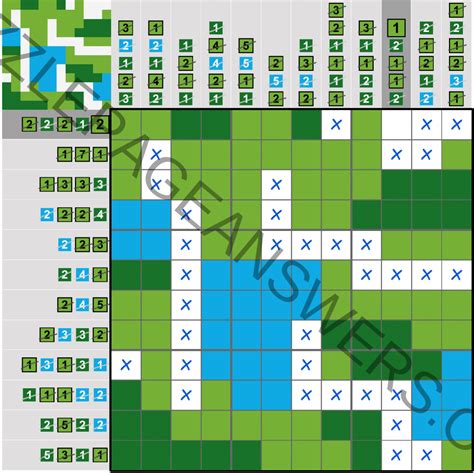 Puzzle Page Picture Cross January Answers Puzzle Page Answers