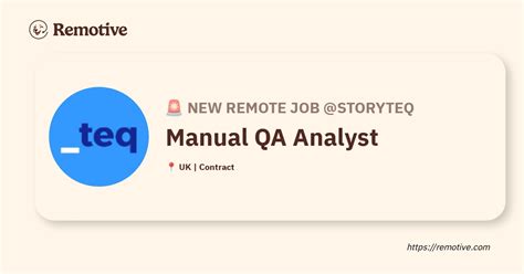 Hiring Manual Qa Analyst Storyteq