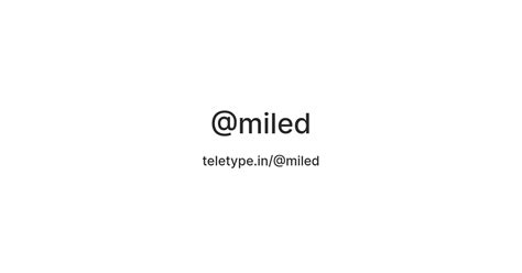 Miled — Teletype