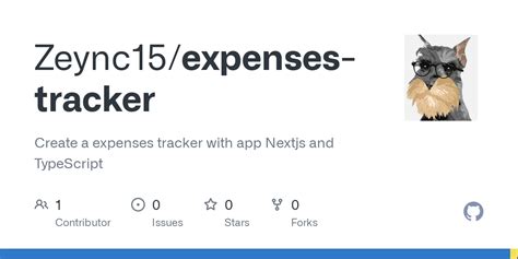 Github Zeync15expenses Tracker Create A Expenses Tracker With App Nextjs And Typescript