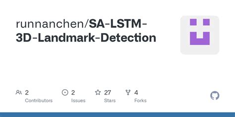 Issues Runnanchen SA LSTM 3D Landmark Detection GitHub