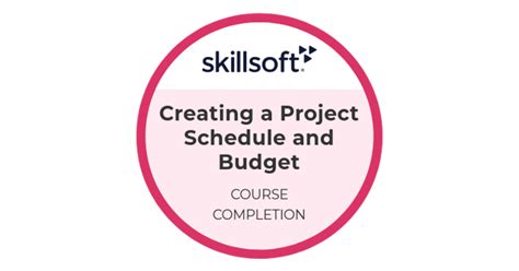 Creating A Project Schedule And Budget • Melvin Samson • Skillsoft