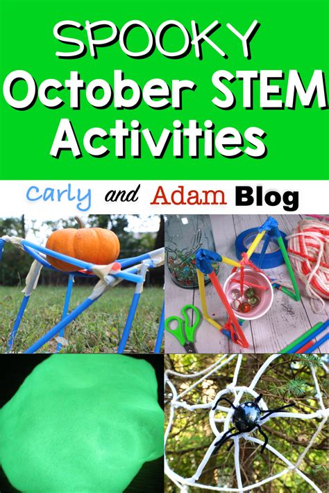 Spooky October Stem Activities Grades 1 4 — Carly And Adam