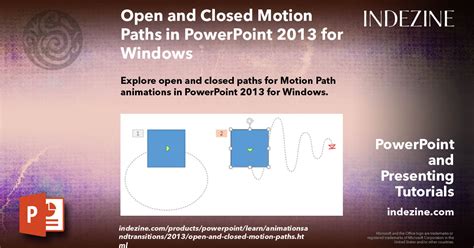 Open And Closed Motion Paths In Powerpoint 2013 For Windows