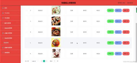 java计算机毕业设计校园线上点餐系统计算机（附源码、数据库） java gui数据库课设在线点餐 csdn博客