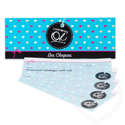 Lovehoney Oh Xoxo Sex Checks 26 Pack