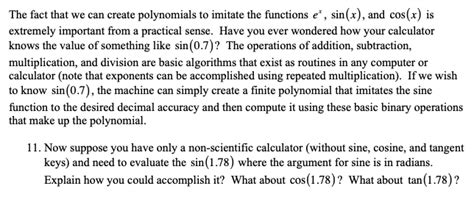 Solved Now Suppose You Have Only A Non Scientific Calculator Chegg Com