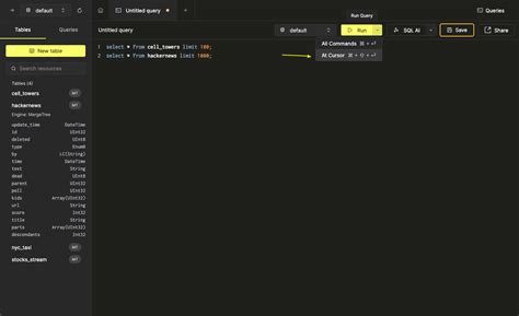 Sql Console Clickhouse Docs