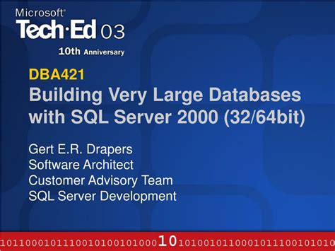 Ppt Dba421 Building Very Large Databases With Sql Server 2000 32