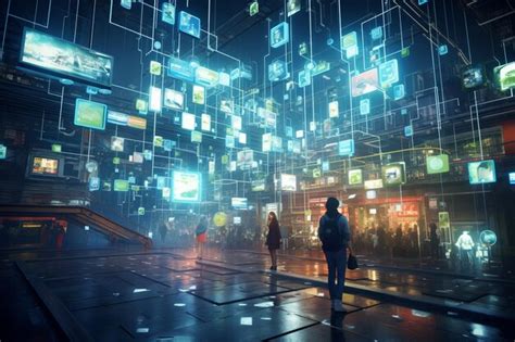 Social Networks And Digital Marketing Premium Ai Generated Image