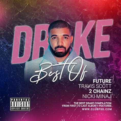 Download Best Of Drake Mixtape Flyer Psd Editable Design