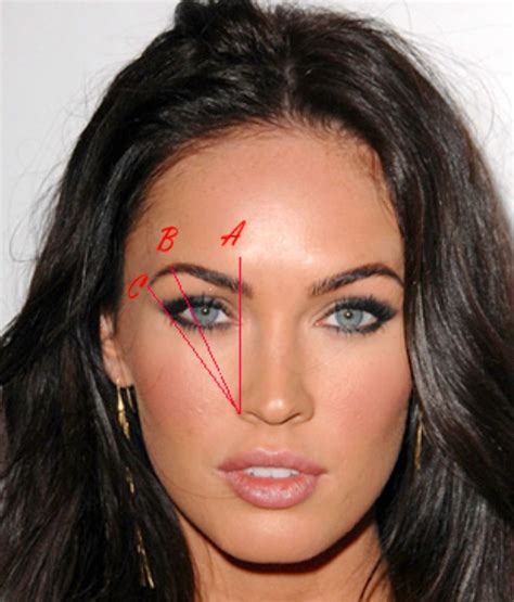 Megan Fox Perfectly Shaped Eye Brows ♥ Perfect Eyebrows Celebrity
