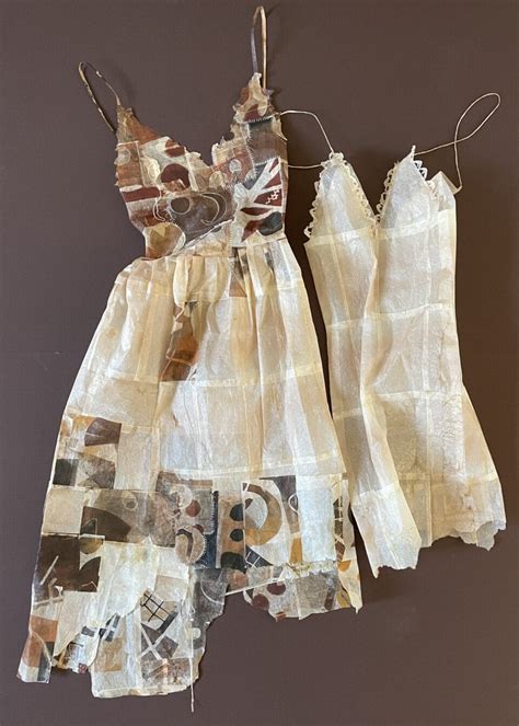 Thousands Of Used Tea Bags Assemble In Ruby Silviouss Delicate Full Size Garments — Colossal
