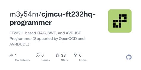 Github M3y54mcjmcu Ft232hq Programmer Ft232h Based Jtag Swd And