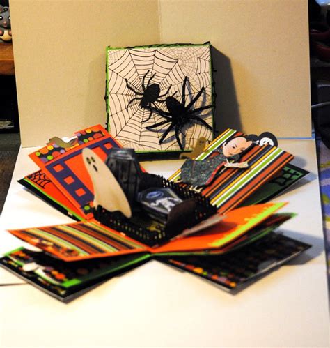 Exploding Halloween Box Exploding Boxes Halloween Crafts