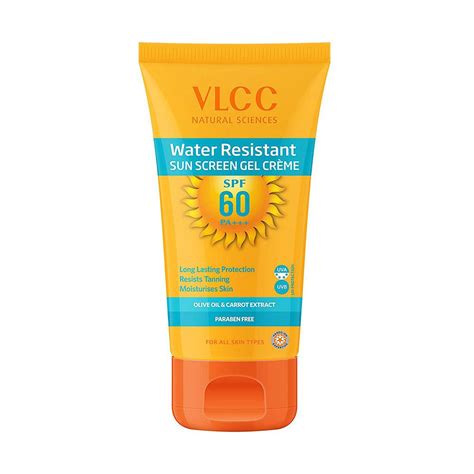 Vlcc Water Resistant Spf60 Sunscreen Gel Creme 100g Zora Cosmetic