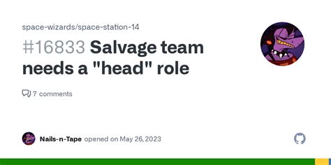 Salvage Team Needs A Head Role · Issue 16833 · Space Wizardsspace