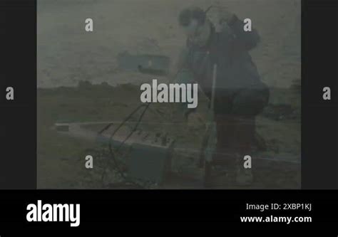 1963 Soil Density Is Determined On A Farm And Atomic Workers Are