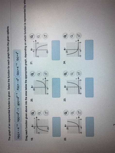 Solved The Graph Of An Exponential Function Is Given Select