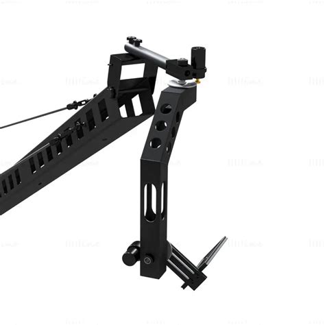 Cinematic Crane Camera Black 3d Model