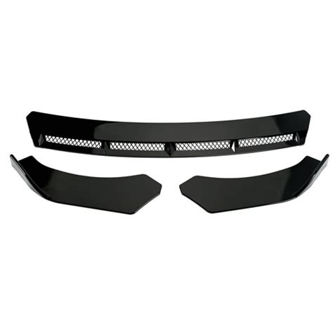 For Vw For Cc 2009 2017 Glossy Black Front Bumper Lip Spoiler Splitter