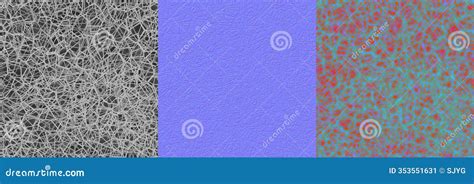 Voronoi Details Medium Stylish Seamless Tiled Texture Height Map Normal