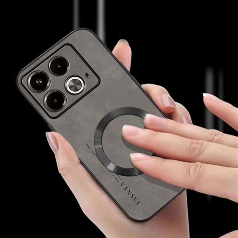 Casing Infinix Note Infinix Note Pro Phone Case Anti Vibration Magnetic Suction Ring