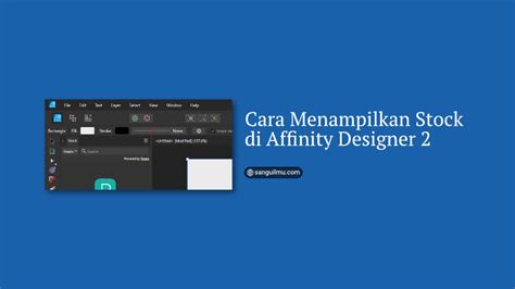 √ Cara Menampilkan Stock Di Affinity Designer 2 Sangu Ilmu