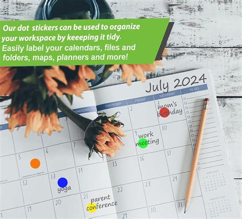 Round Stickers Color Coding Labels 1 2 Inch 0 50 6 Colors Combinatio Royal Green Market