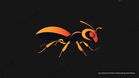 Ai创作图简洁蚂蚁 蚂蚁设计logo 蚂蚁创意logo 黄蜂企业logo 蜜蜂图形logo设计 抽象蚂蚁logo 蚂蚁logo标志 蚂蚁标志