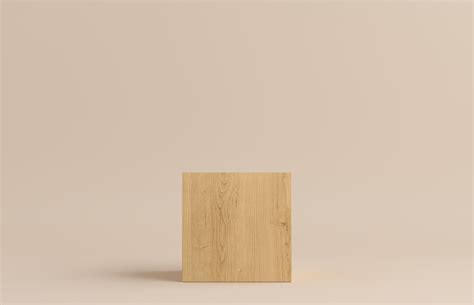 제품 연단 나무 사각형 연단 베이지색 배경 3d 일러스트레이션 0명에 대한 스톡 사진 및 기타 이미지 0명 갈색 강단 Istock
