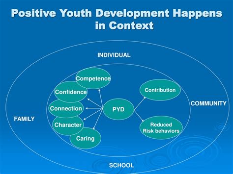 The Five Cs Model Of Positive Youth Development Rxfrf