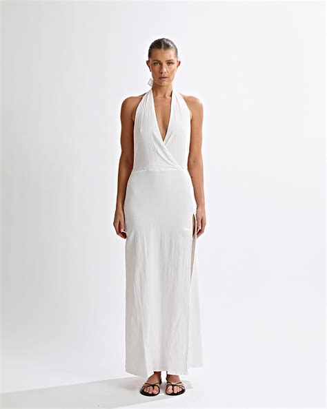 Vera Maxi Dress White One Mile The Label
