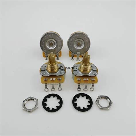2024 Cts Guitar Potentiometer 250kΩ Copper Shaft Pot High Precision Noise Reduction From