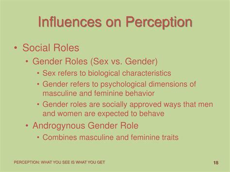 Ppt Perception What You See Is What You Get Powerpoint Presentation